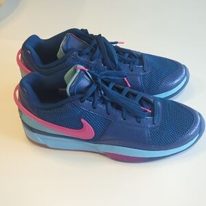 Nike | Shoes | Nike Ja Morant One Vibrant Blue And Pink Athletic Shoes ...